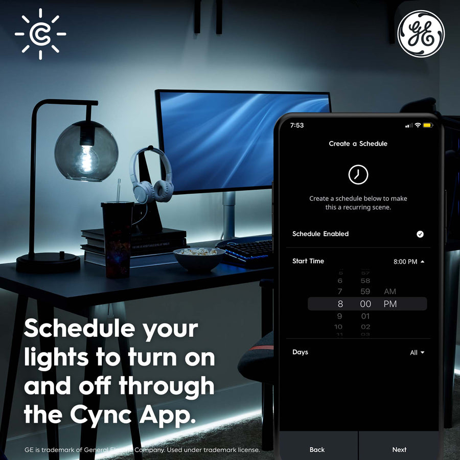 Cync Dynamic Effects Smart Light Strip w/ Music Sync | GE Lighting Store