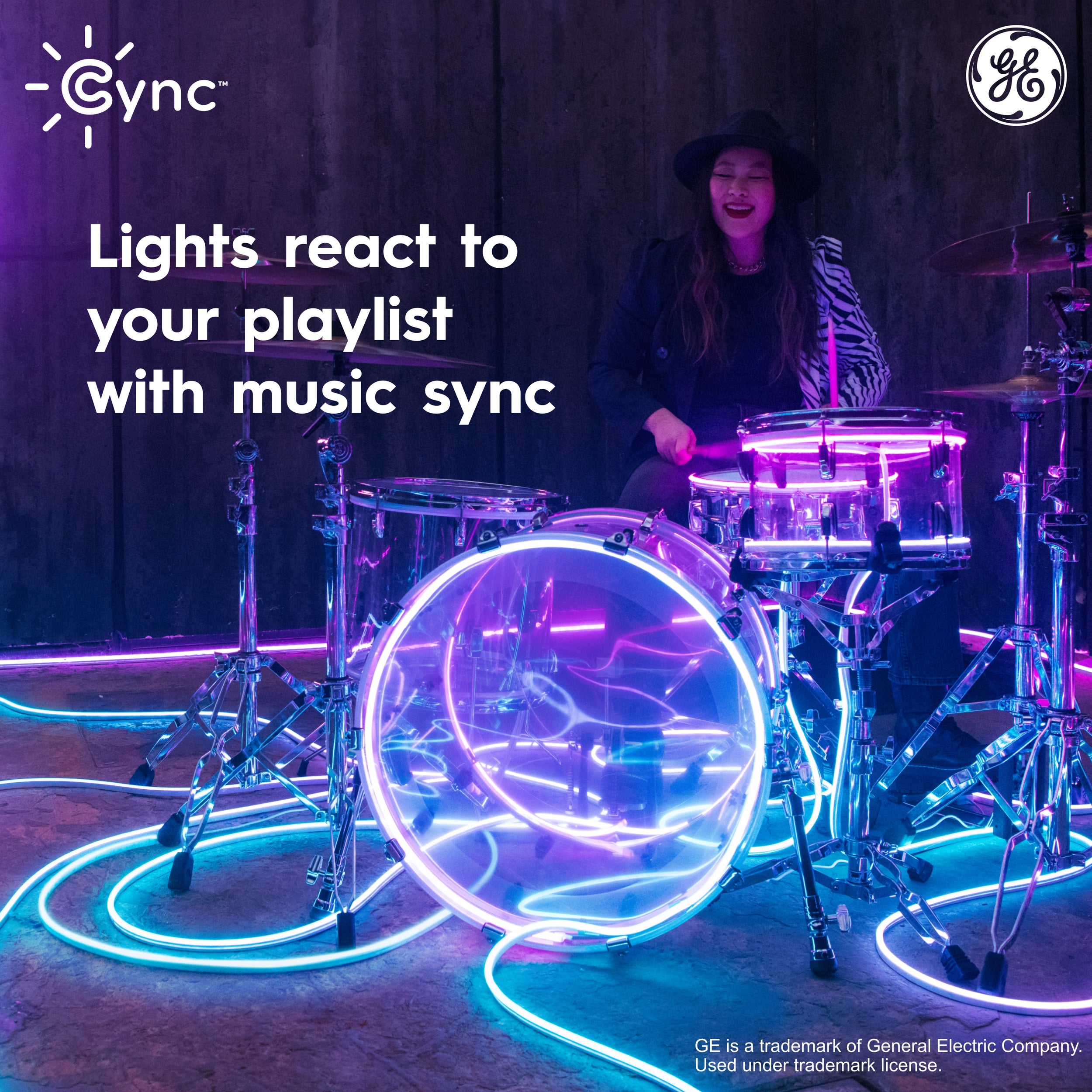 Cync Dynamic Effects Smart LED Shapeable Neon Light Strip | GE Lighting ...