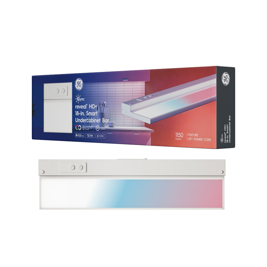 Cync reveal® Smart LED Undercabinet Bar Light Fixture | GE Lighting Store