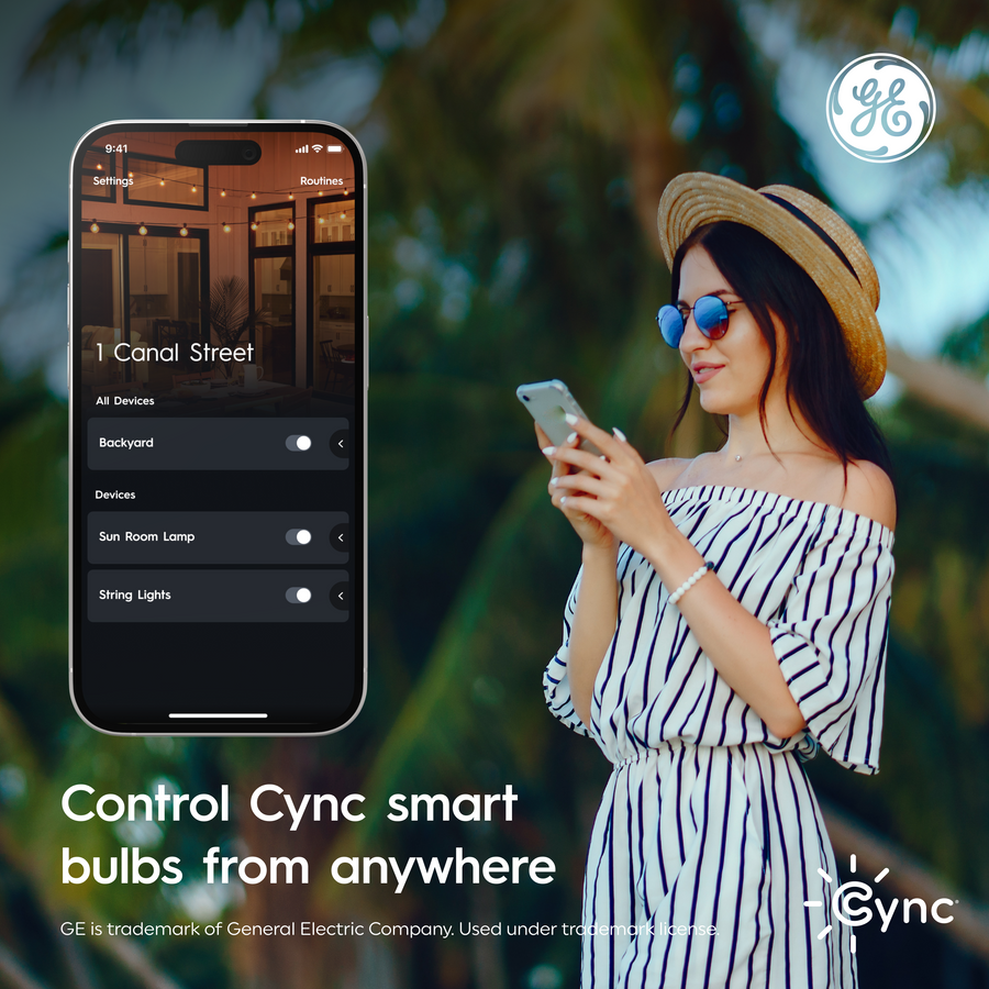 Cync B11 Smart LED Bulb (3-Pack) - Alexa & Google Home Compatible | GE ...
