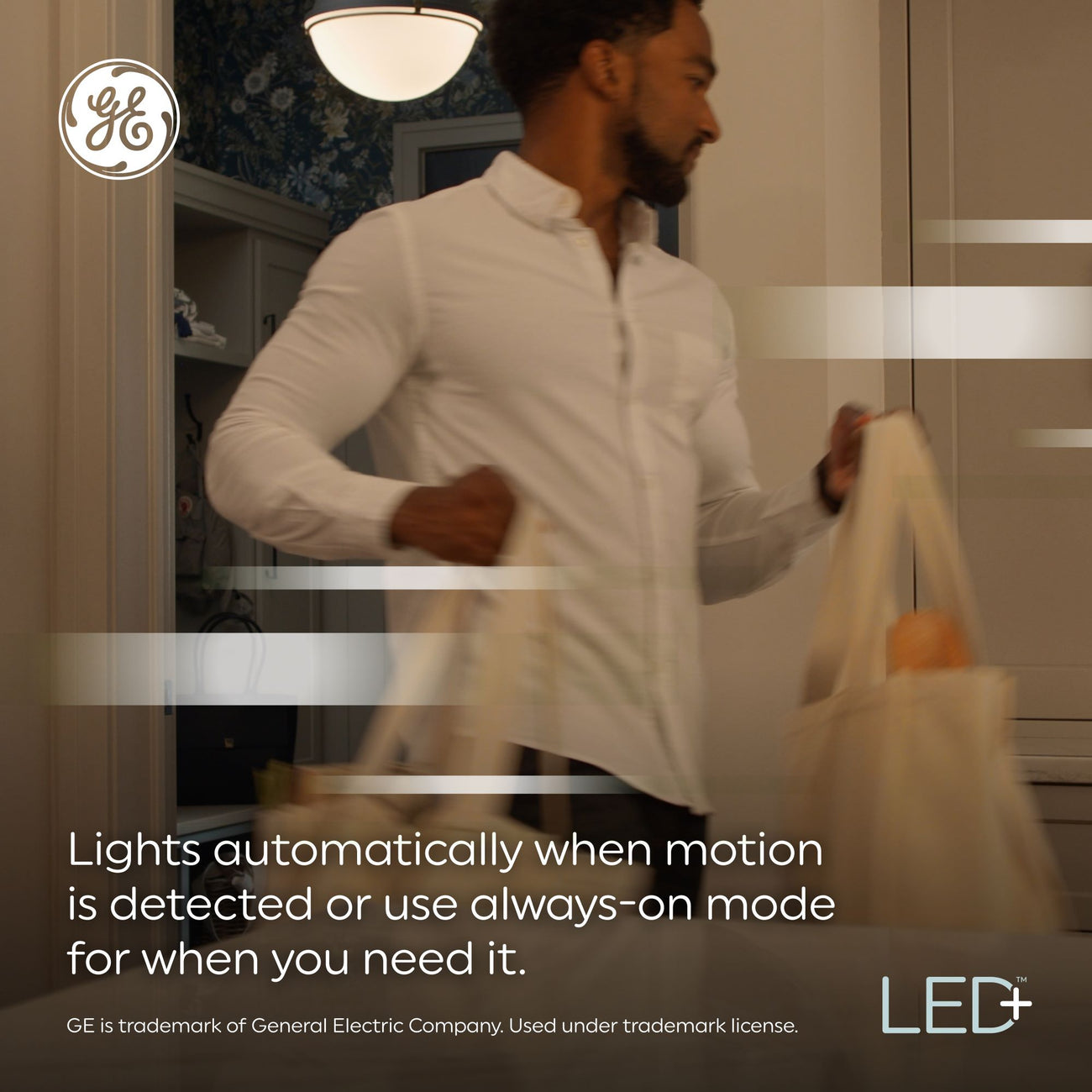GE LED+ Motion Sensor LED Ceiling Light