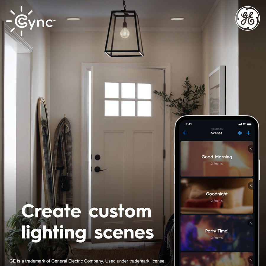 Cync reveal® Smart LED Recessed Downlight (6in, 2-Pack) | GE Lighting Store